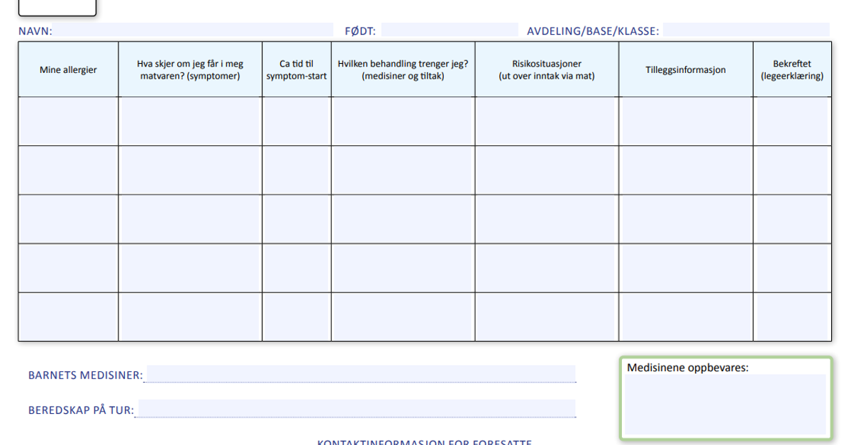Min matallergi - Helse Bergen HF